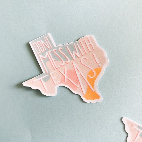 Texas Sticker - Etsy