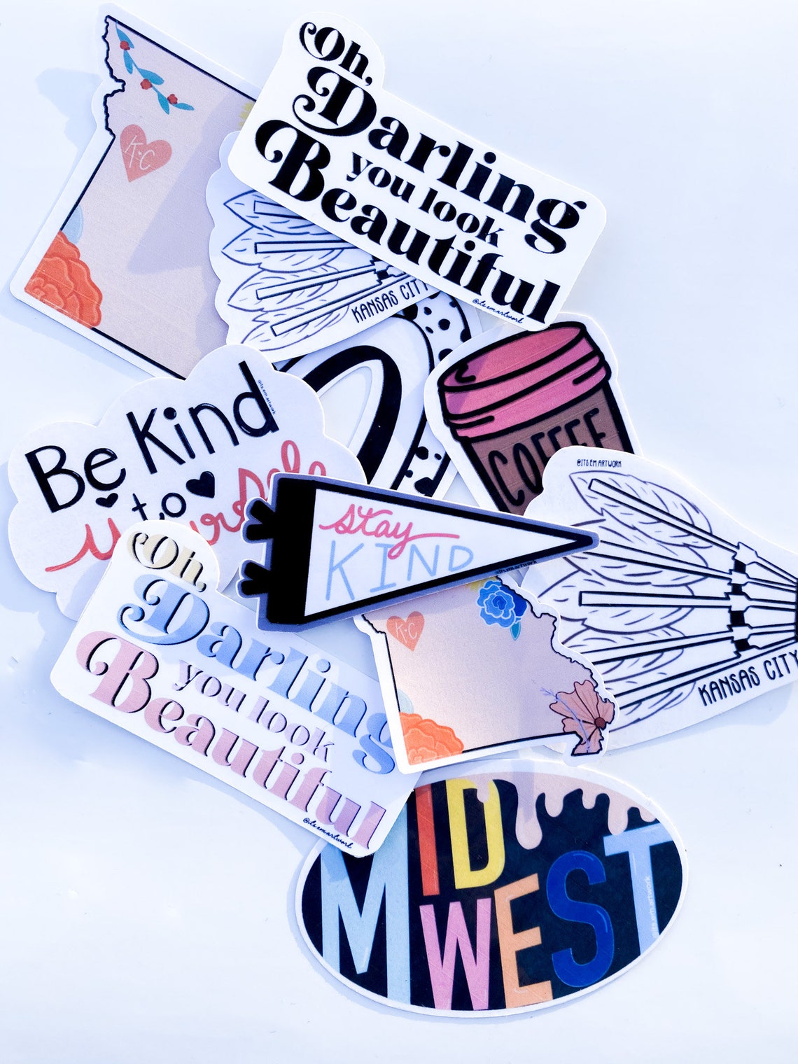 KC Shuttlecock Vinyl Sticker | Etsy