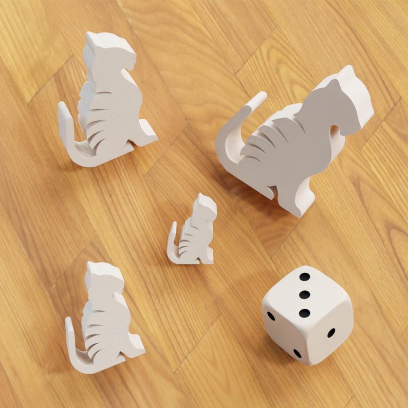 Tiger / Cat Meeple - Etsy