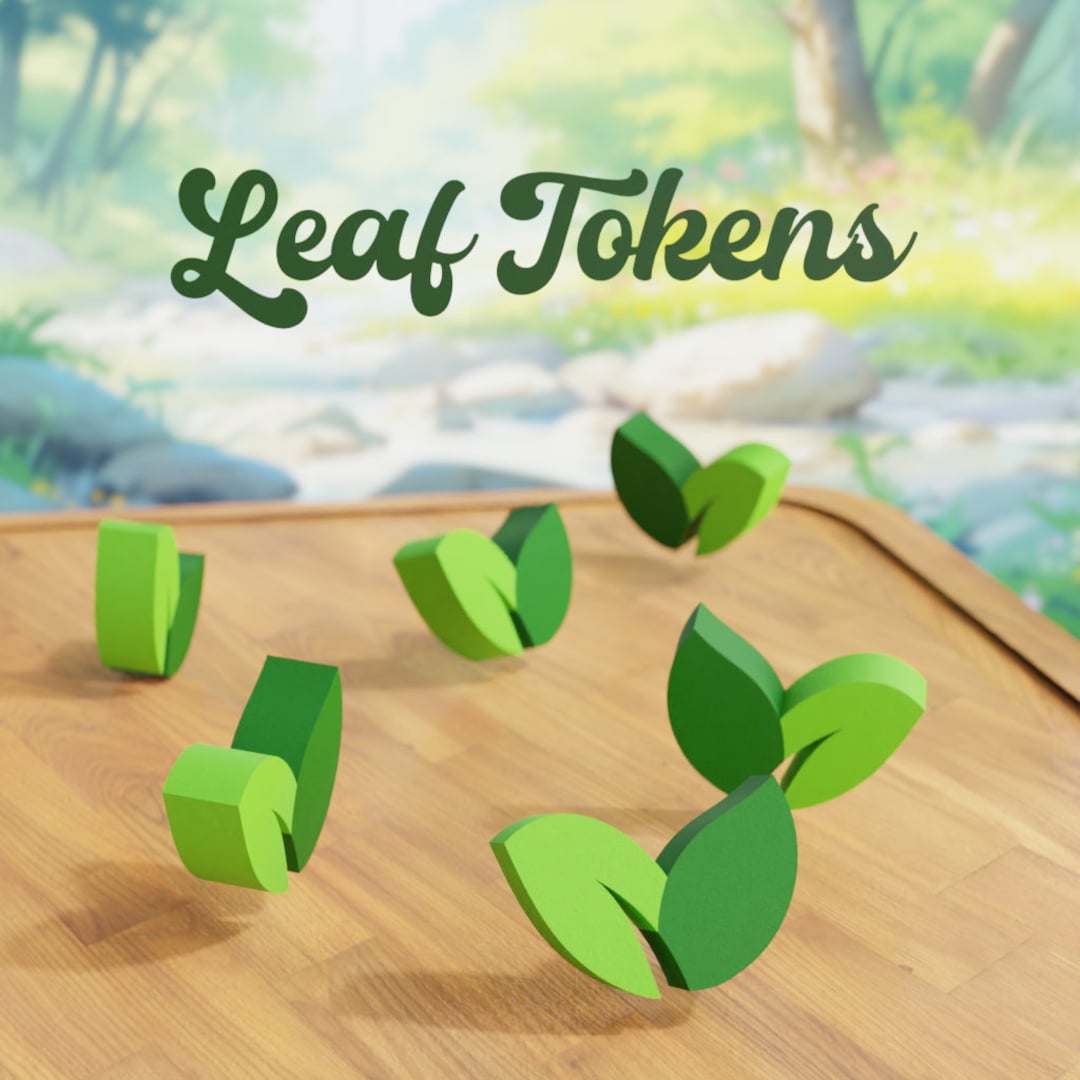Leaf, Plant Tokens - Etsy