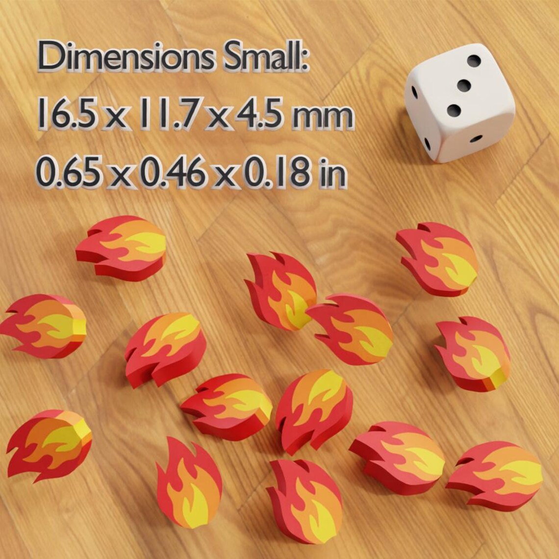 Fire Tokens - Etsy