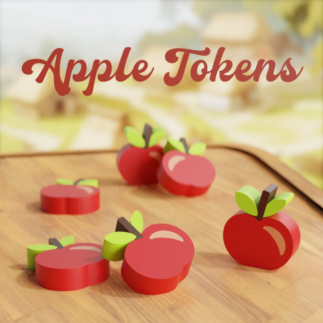 Apple Tokens - Etsy