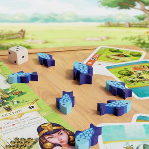 Fish Tokens, Board Game Piece - Etsy