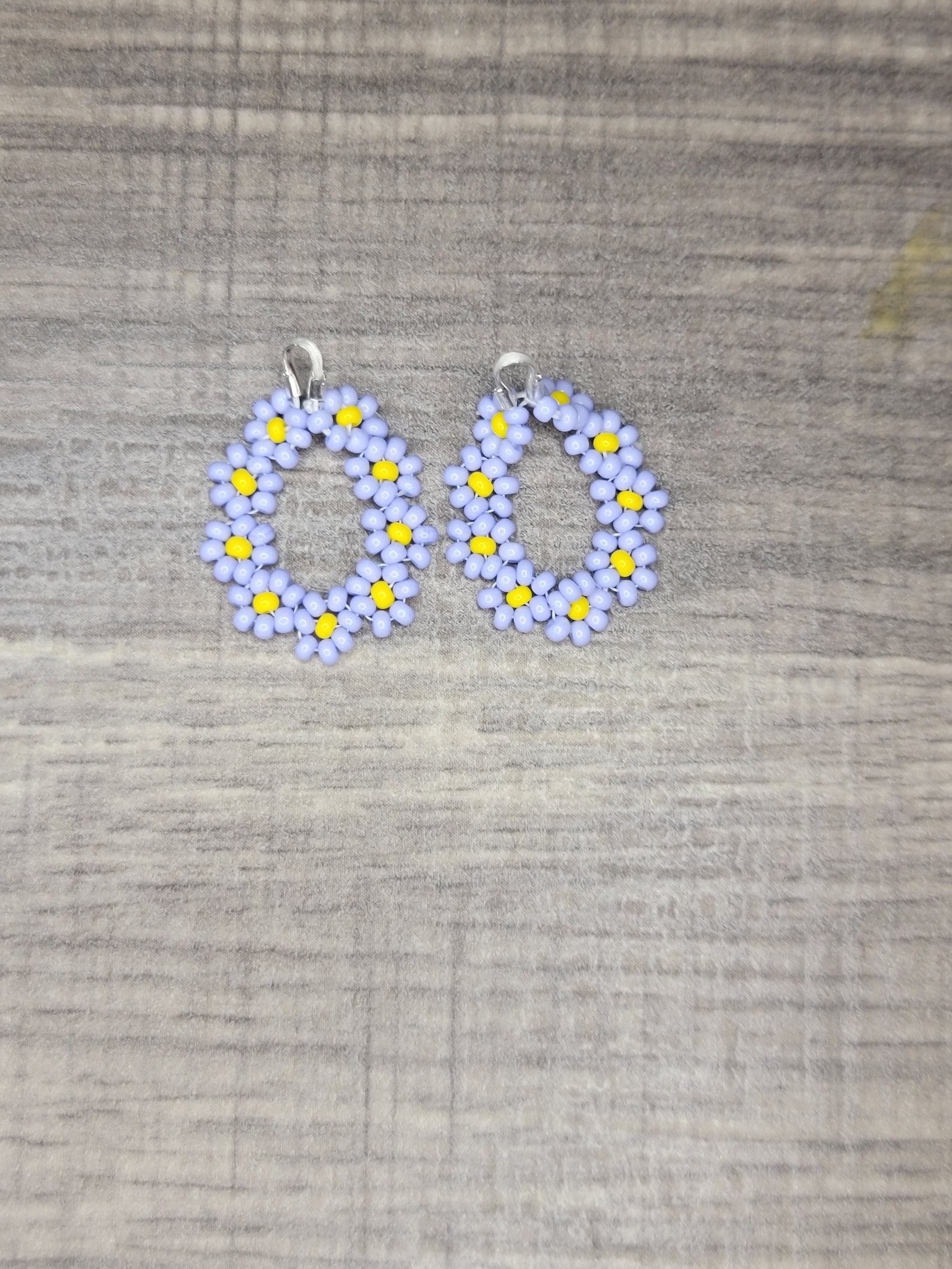 Beaded Daisy Earrings, Flower Earrings, Daisy Chain, Mother's Day Gifts ...