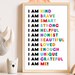 Dream Big Positive Affirmation for Kids and Teenagers Room Positive ...