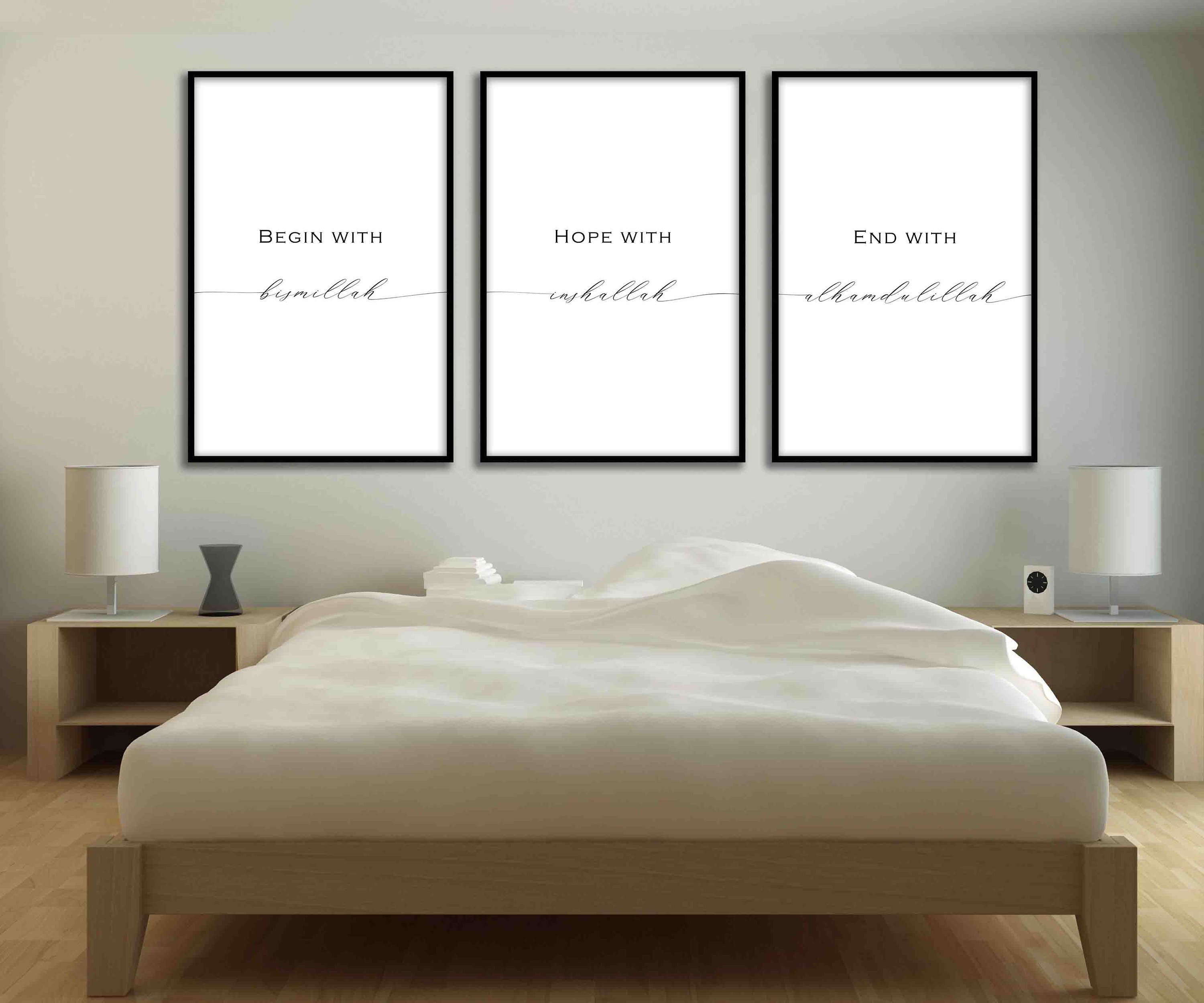 Wall Décor Prints INSTANT DOWNLOAD Islamic Poster Insha Allah High ...