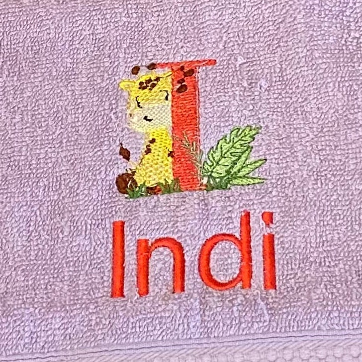 Personalised Embroidered Flannel Face Cloth Children's - Etsy