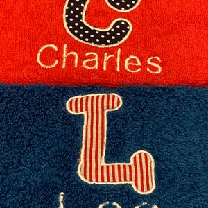 Personalised Embroidered Flannel / Face Cloth. Children's - Etsy