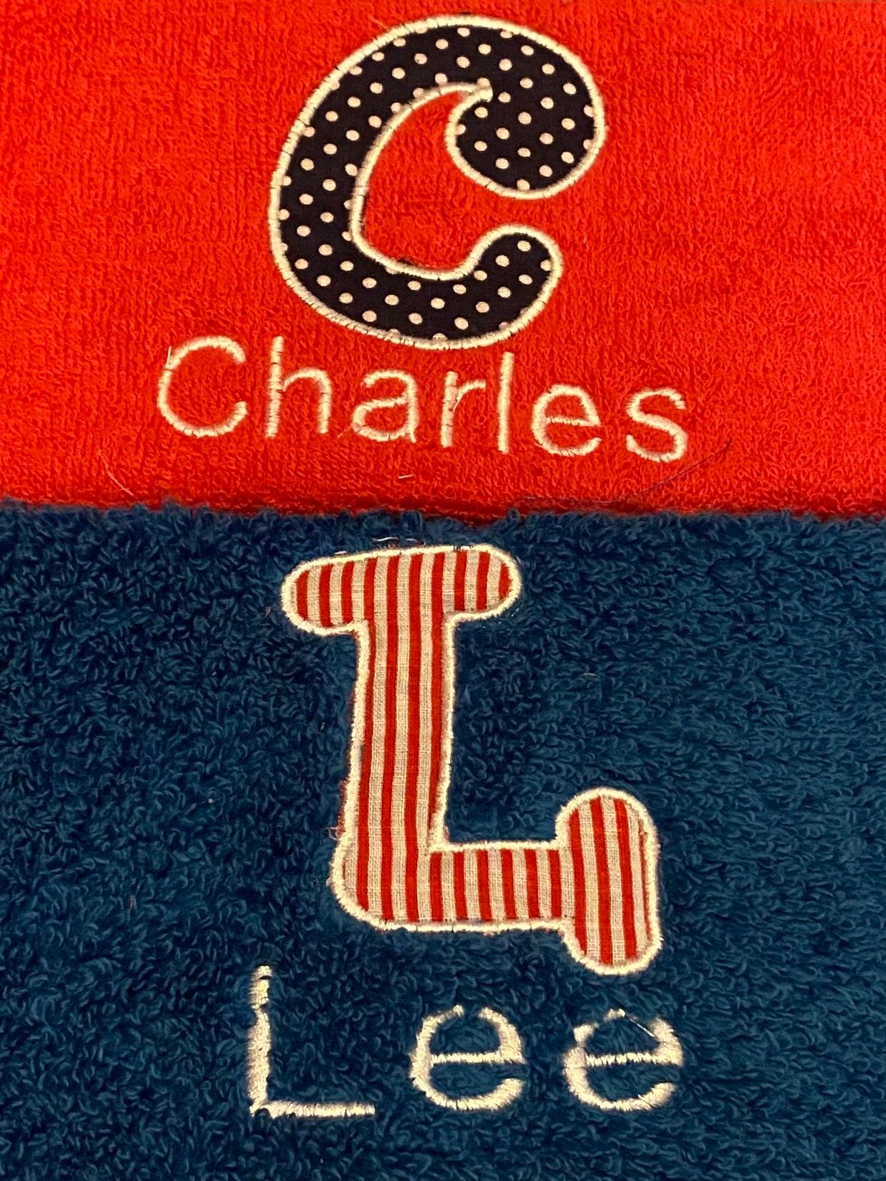 Personalised Embroidered Flannel / Face Cloth. Children's Flannel ...