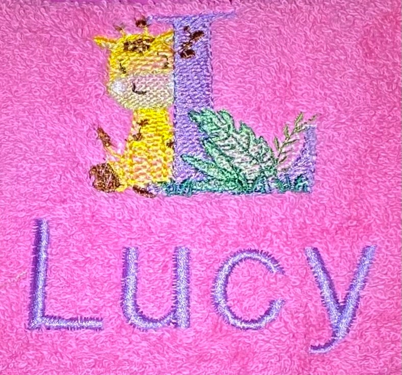 Personalised Embroidered Flannel Face Cloth Children's - Etsy