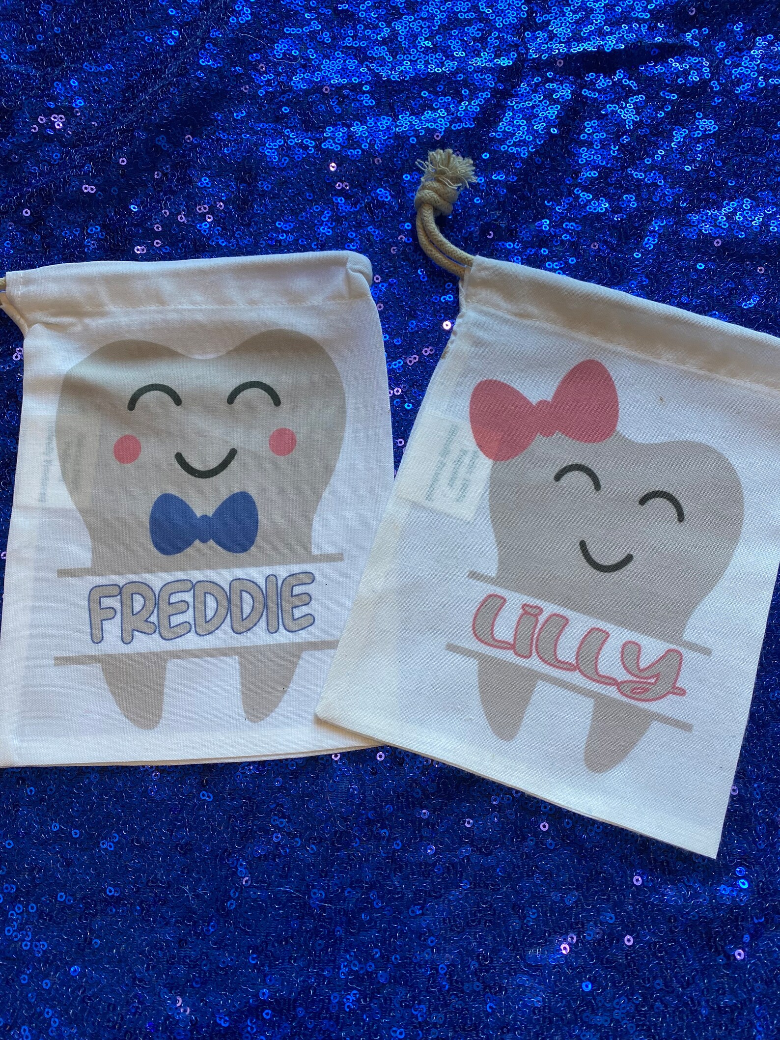 Personalised Tooth Fairy Bag, Tooth Fairy Pouch, Keep Sake Bag, Lost ...
