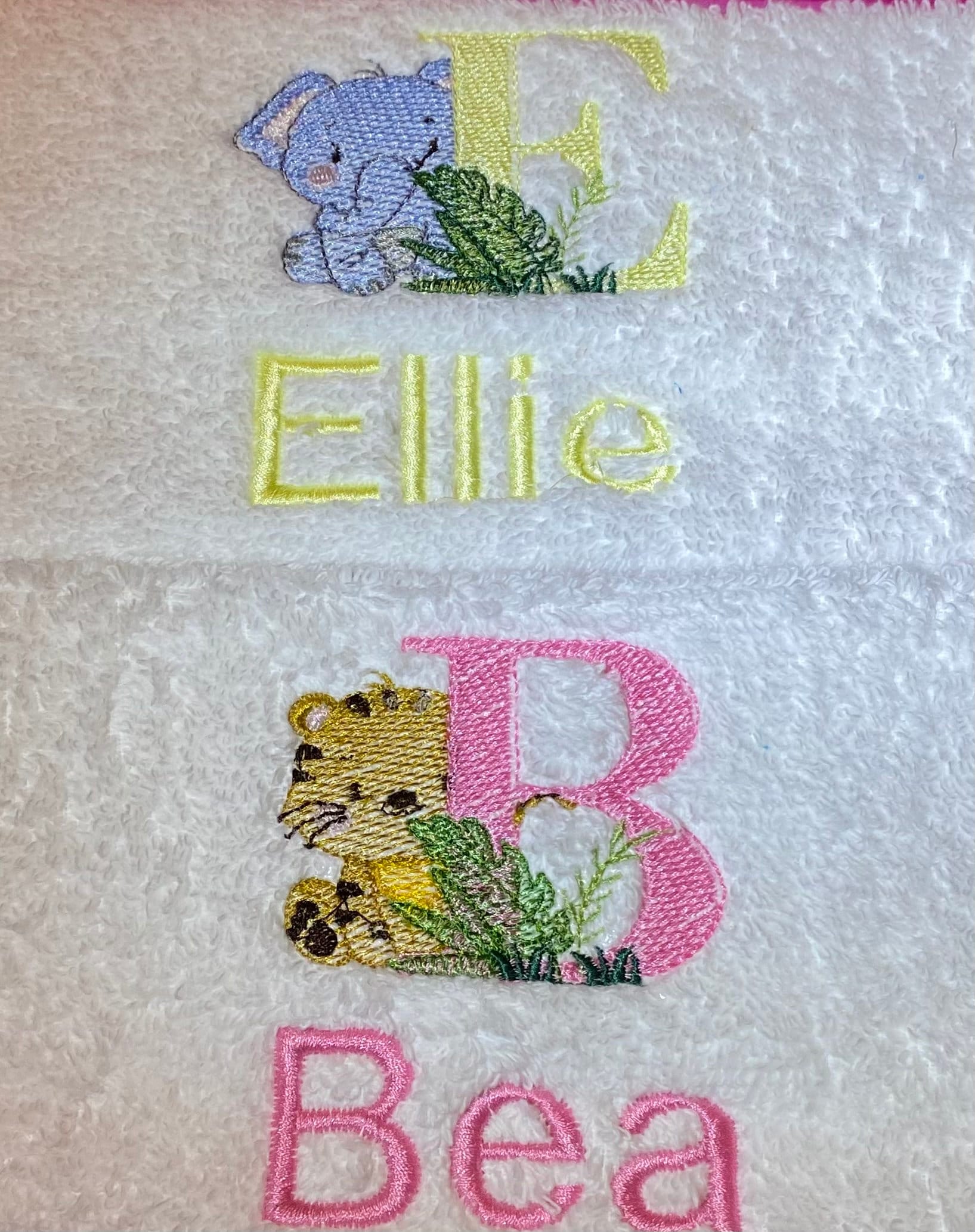 Personalised Embroidered Flannel Face Cloth Children's - Etsy