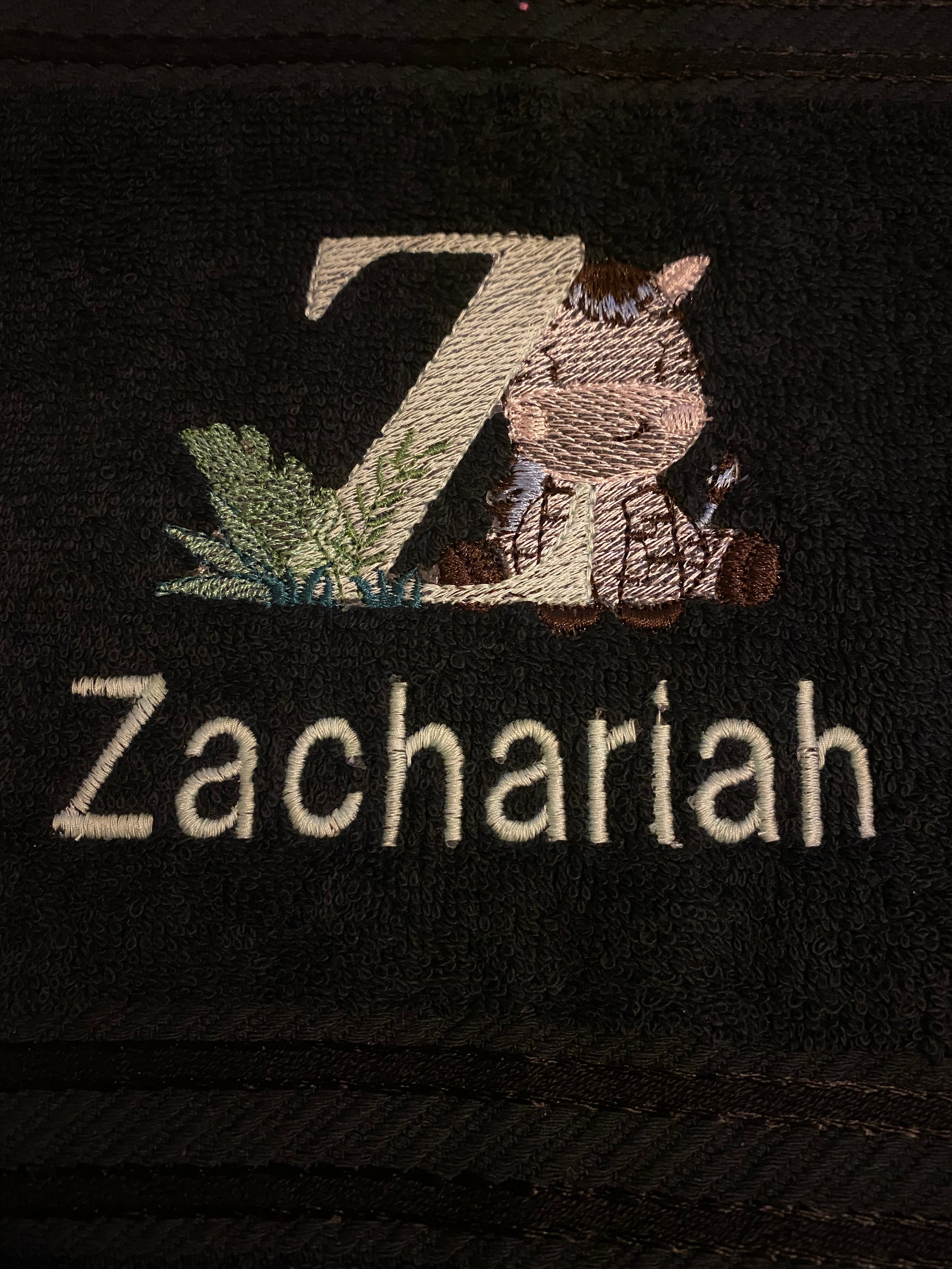 Personalised Embroidered Flannel Face Cloth Children's - Etsy