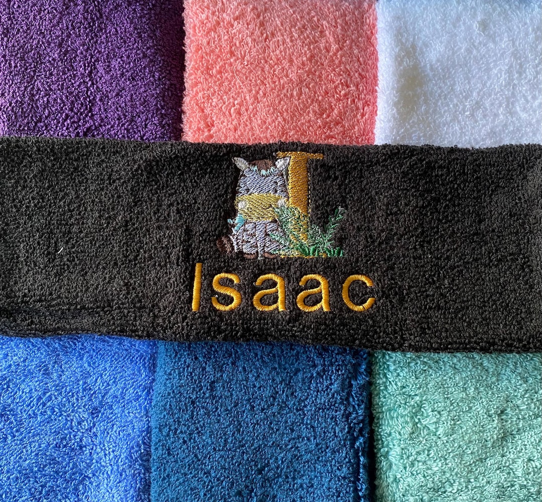 Personalised Embroidered Flannel, Face Cloth, Children's Flannel ...