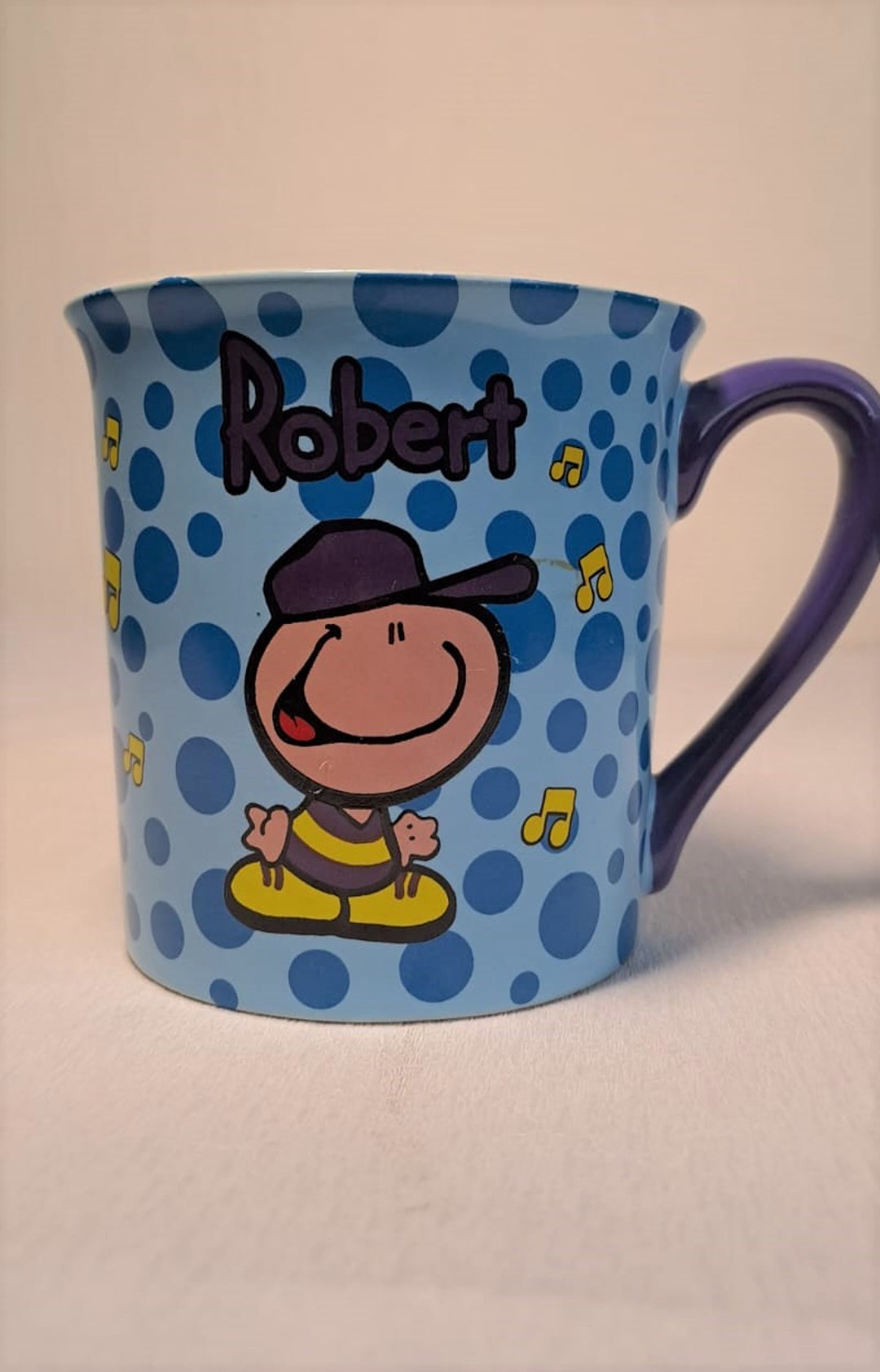 Vintage Ceramic Bubblegum Robert Mug, Carlton Cards Xpressions Robert ...