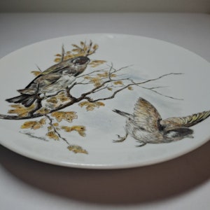Vintage AK Kaiser Garden Birds Wall Hanging Plate - Goldfinches, Made ...