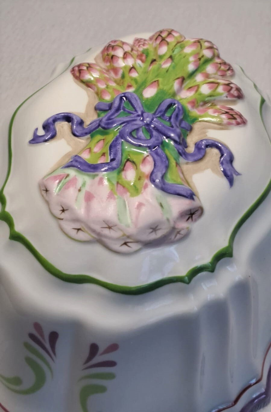 1986 the Franklin Mint Ceramic Asparagus Mold Le Cordon Bleu - Etsy