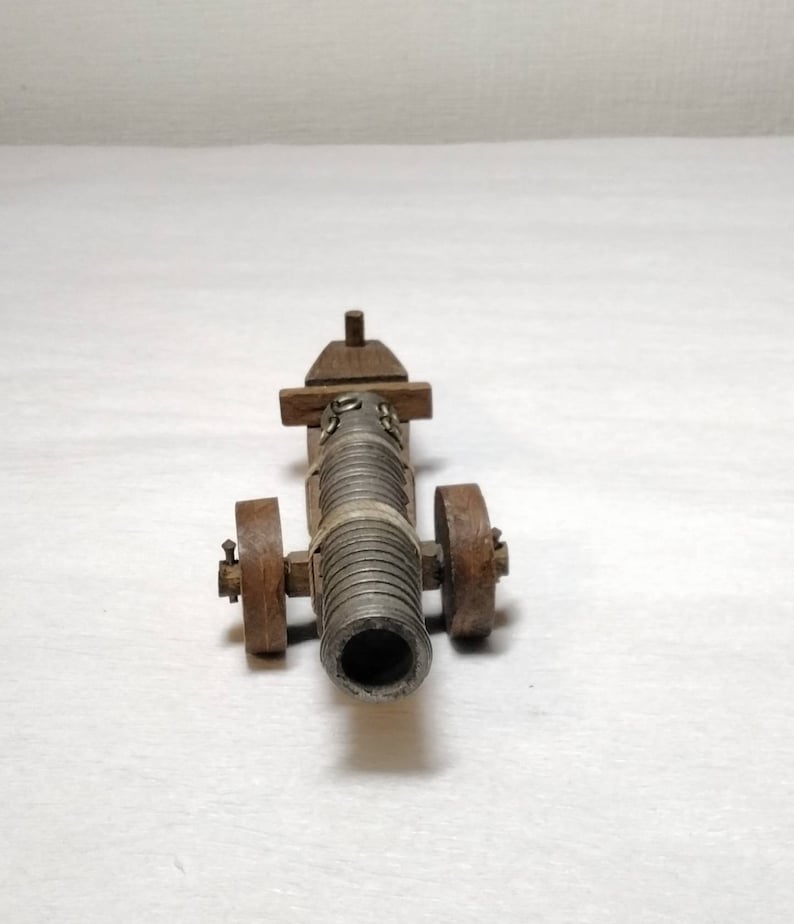 Military Collectable Antique Cannon Miniature Iron Breech - Etsy
