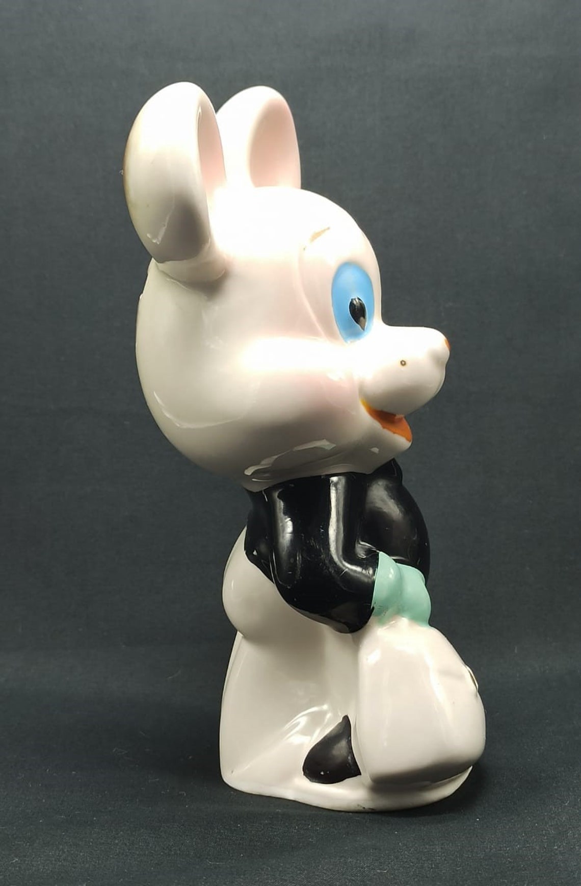 Vintage Porcelain Mickey Mouse Money Box | Etsy