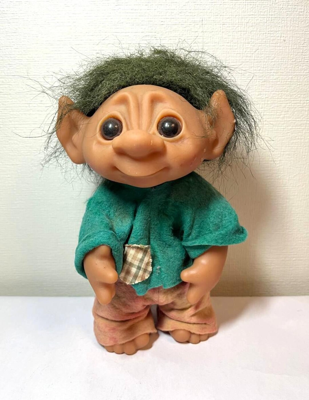 Vintage Thomas Dam Troll Doll 9 Dark Grey Hair Made in Denmark - Etsy
