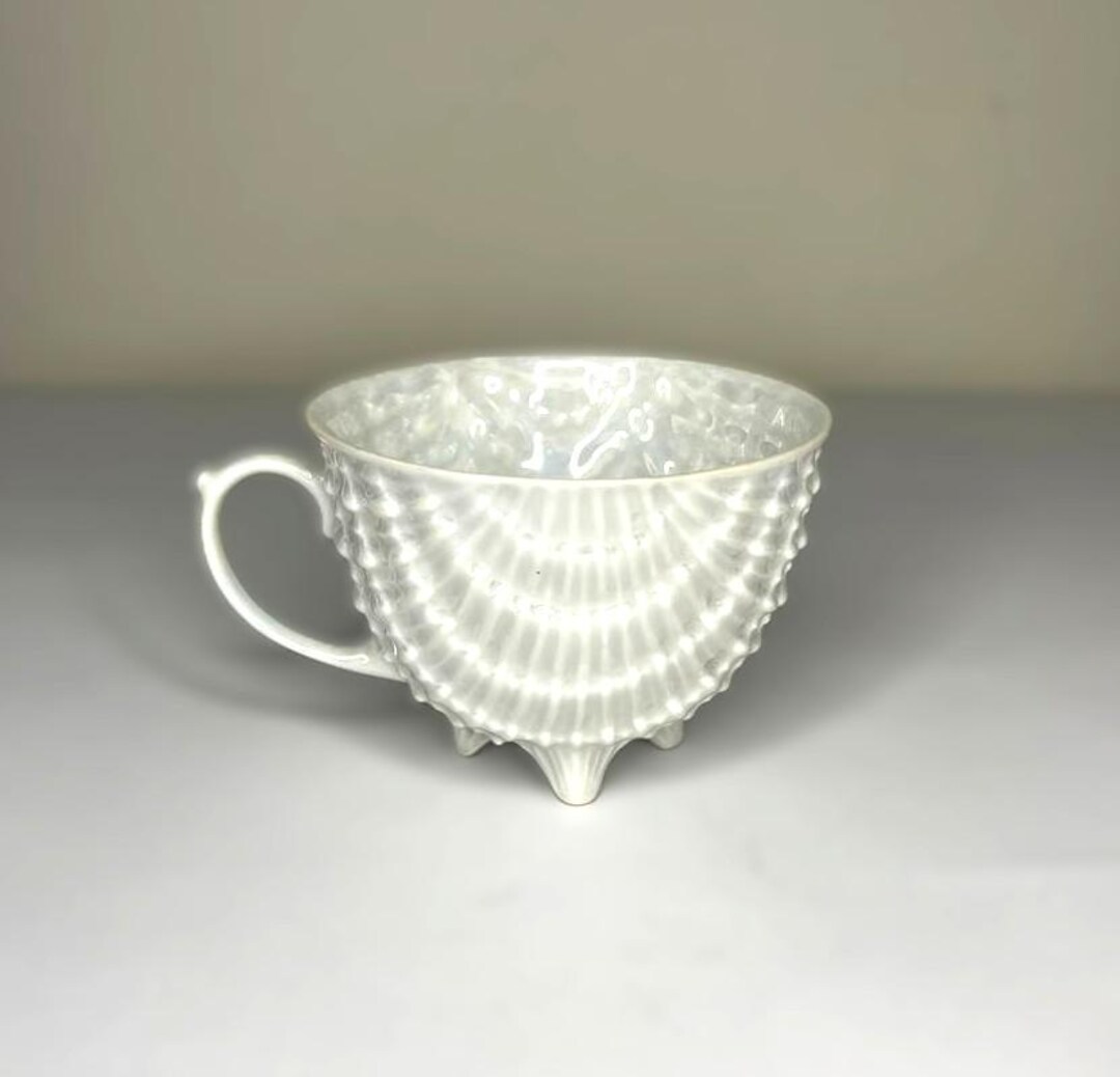Antique Victoria Shell Lustre Tea Cup | Vintage Iridescent Porcelain ...