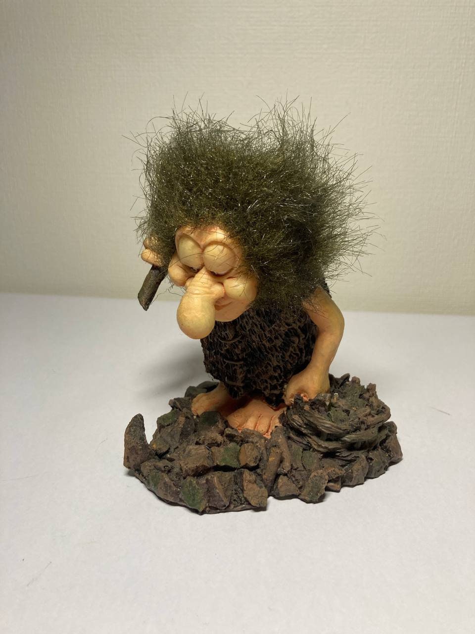 Vintage Rockies Caveman Troll Figurine: David Enterprises Resin Decor ...