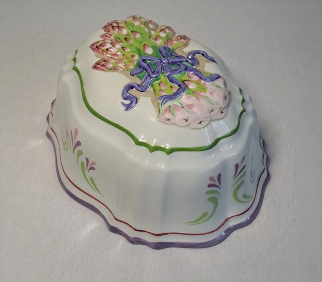 1986 the Franklin Mint Ceramic Asparagus Mold Le Cordon Bleu - Etsy