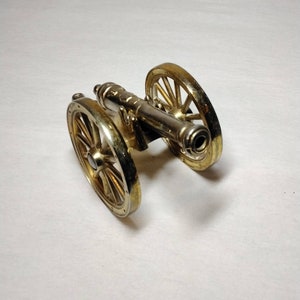 Military Collectable England Antique Brass Cannon Miniature, 8 - Etsy