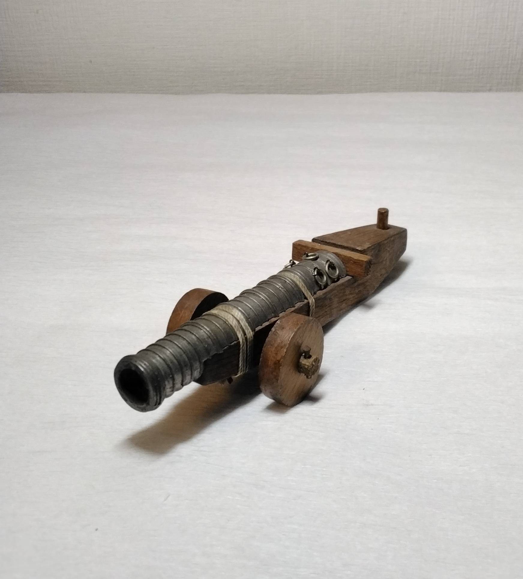 Military Collectable Antique Cannon Miniature, Iron Breech Loading Gun ...