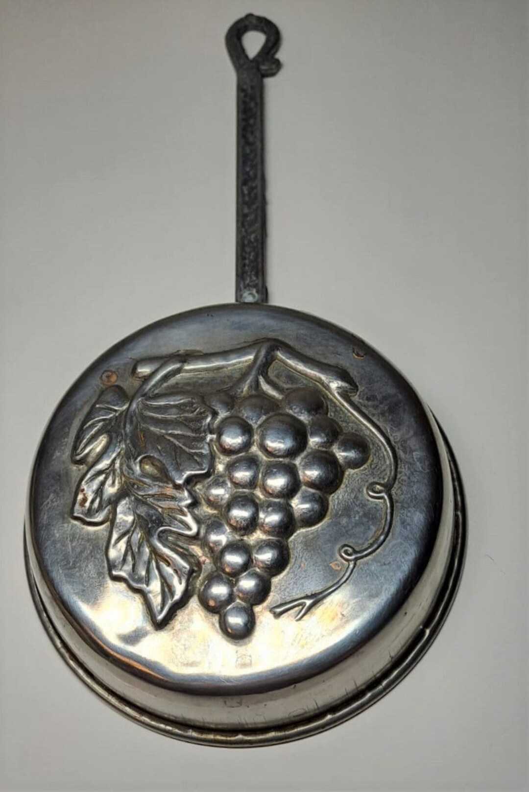 Vintage Copper Pan With Handle, Decorative Baking Pan, Scandinavian ...