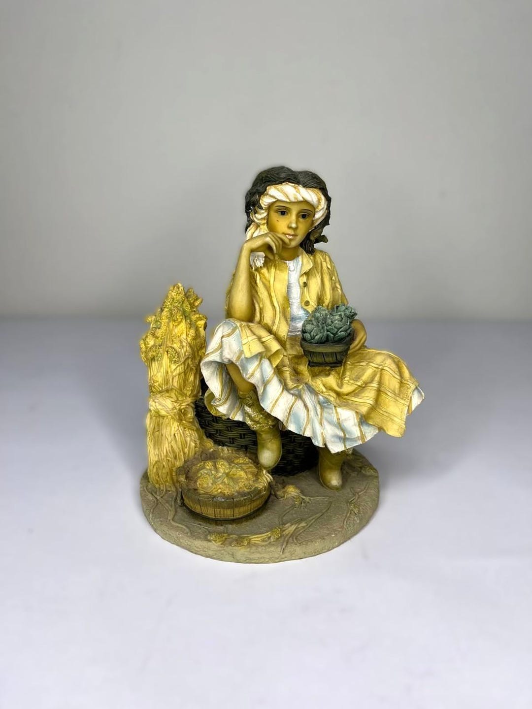 Leonardo Collection "country Girl" Figurine by Christine Haworth ...