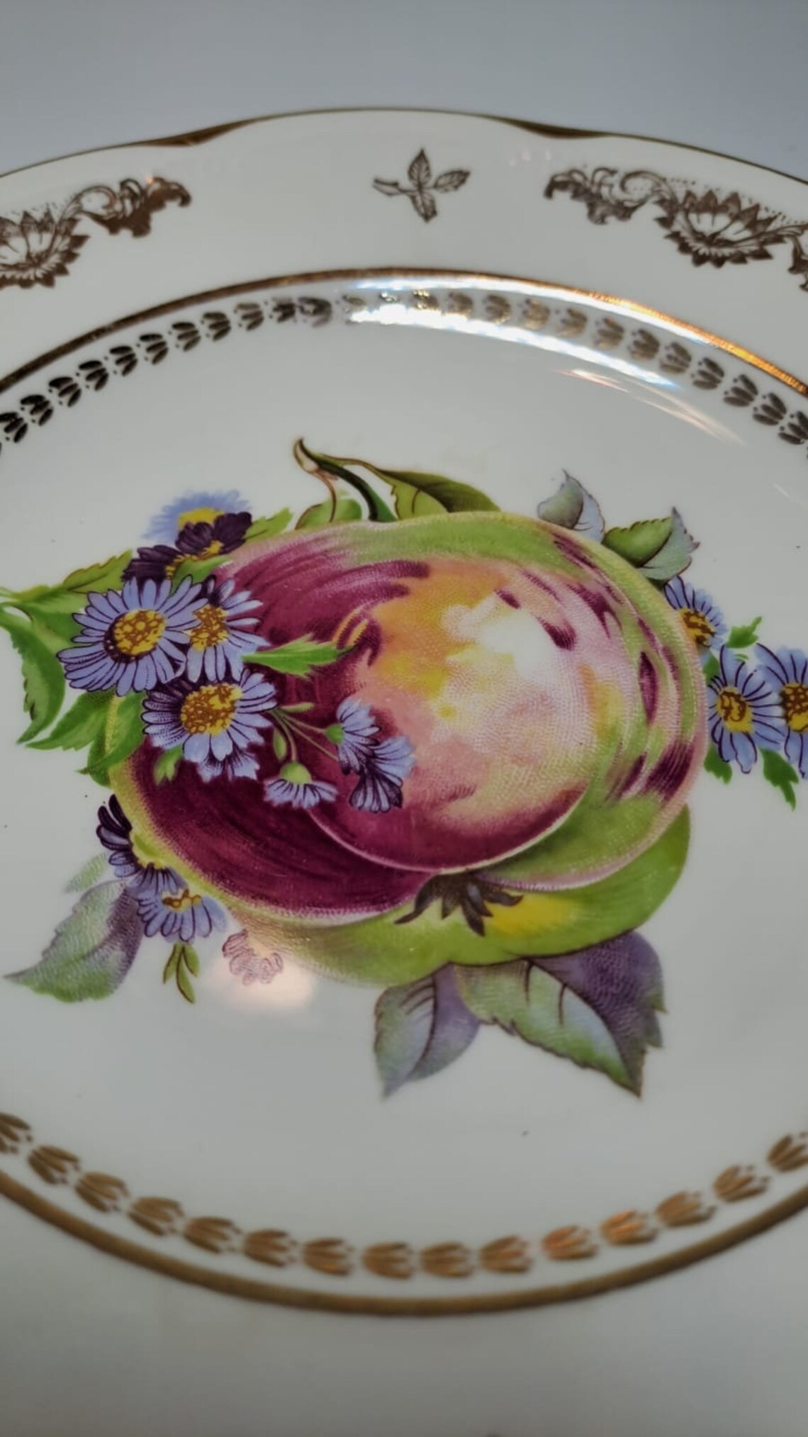 Figgjo Flint Norway Mid-century Porcelain Plate "apple", Made in 1950s ...