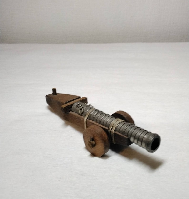 Military Collectable Antique Cannon Miniature Iron Breech - Etsy