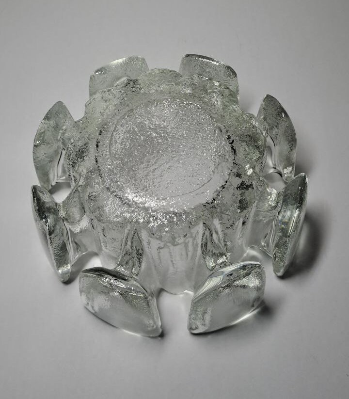 Vintage Ravenhead Glass Bowl/candleholder, Made in England 1980s - Etsy