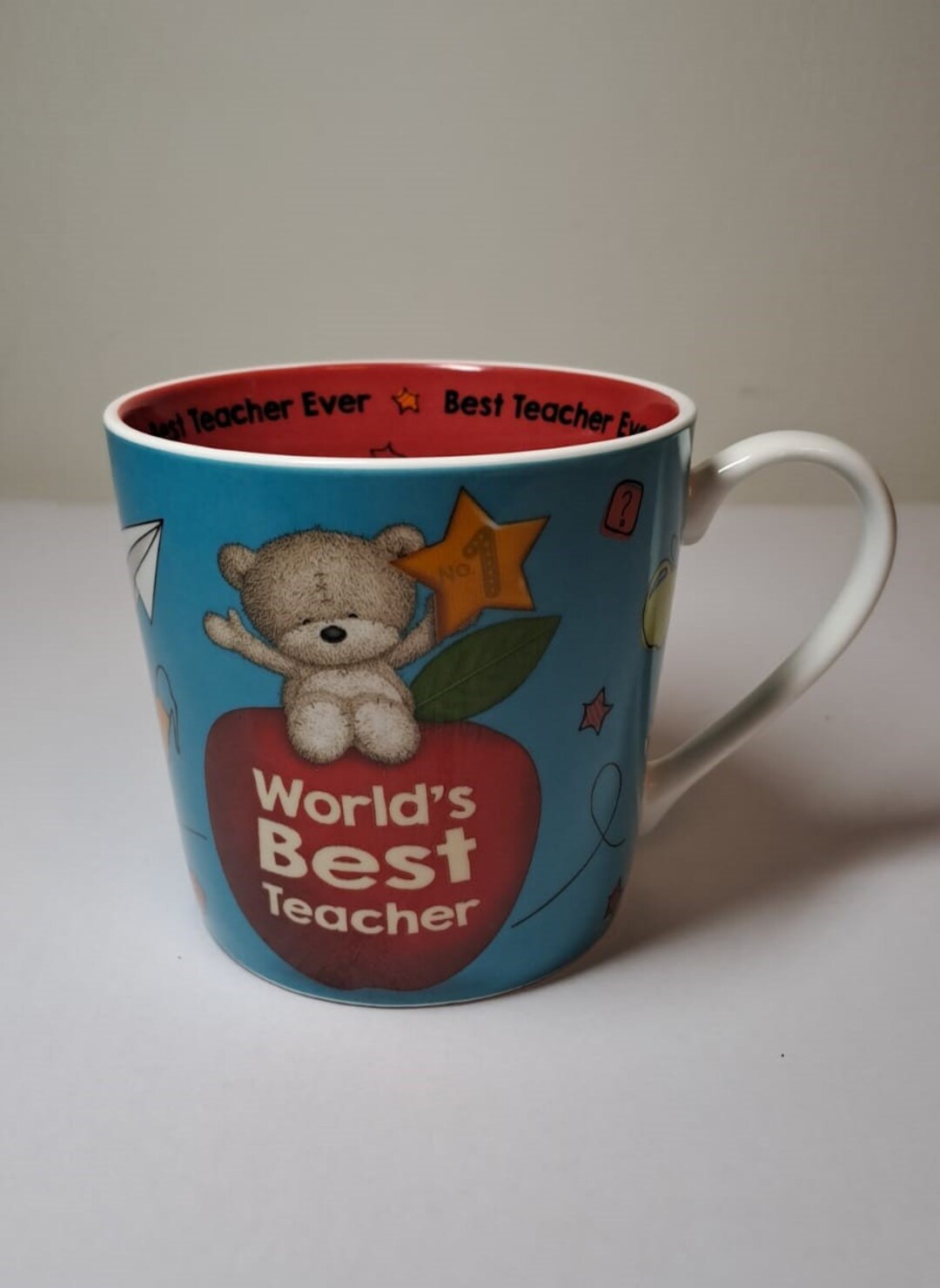 World's Best Teacher Mug Cup, Hugs Coffee Mug Cup 4.5'' - Etsy