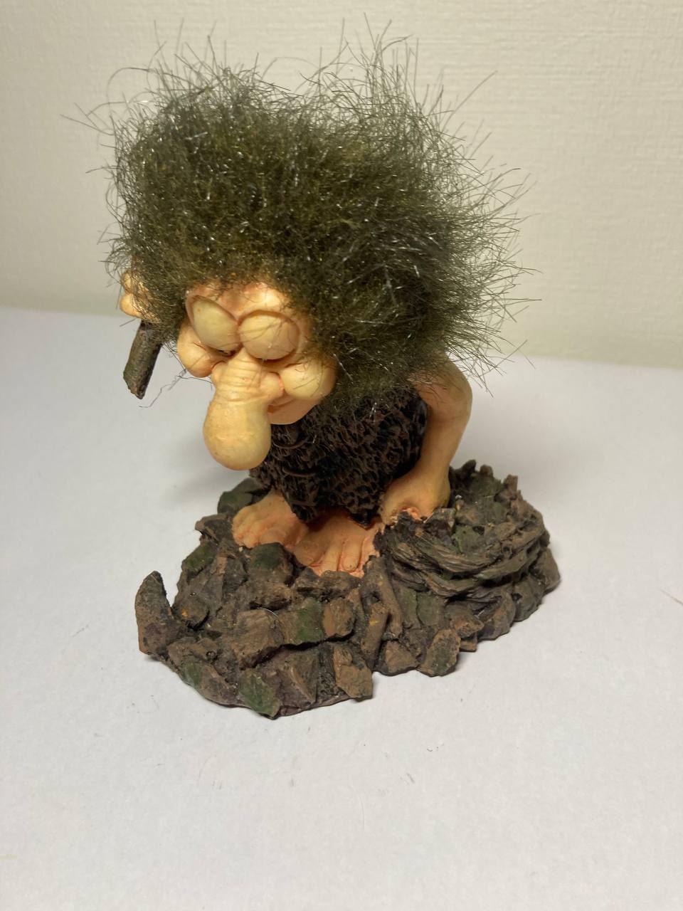 Vintage Rockies Caveman Troll Figurine: David Enterprises Resin Decor ...