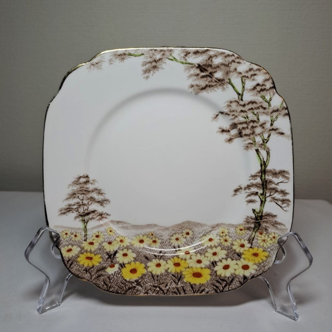 Antique Standard China Plate Daisyfield Pattern, Made in England in ...