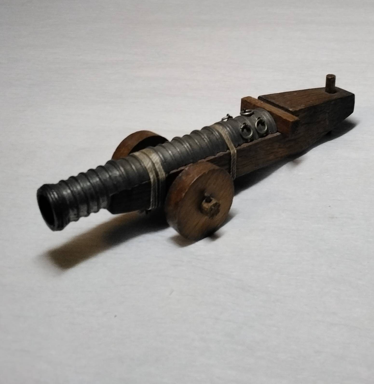 Military Collectable Antique Cannon Miniature, Iron Breech Loading Gun ...