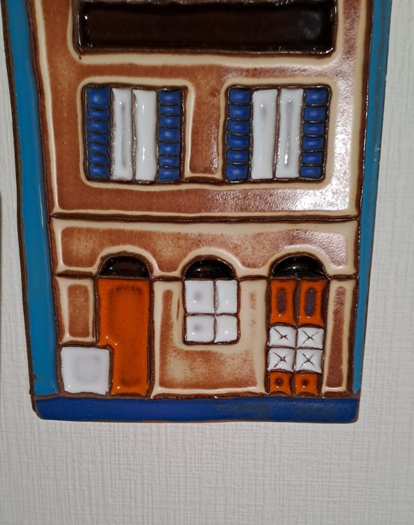 Greek Terracotta Glazed Wall Plaque, Wall Décor in Farmhouse Style ...