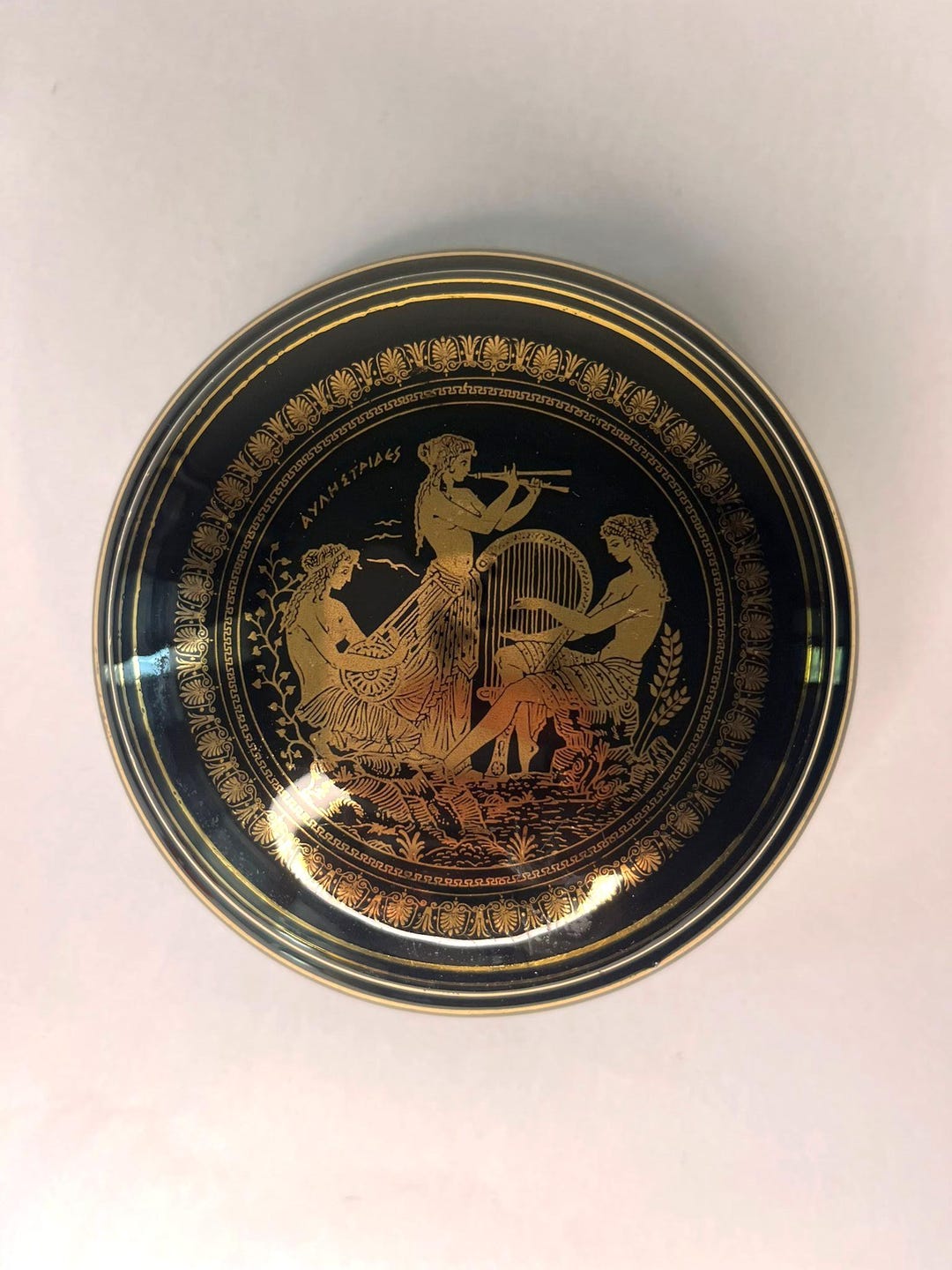 Greek Mythology Decorative Trinket Box With 24K Gold – Handmade in ...