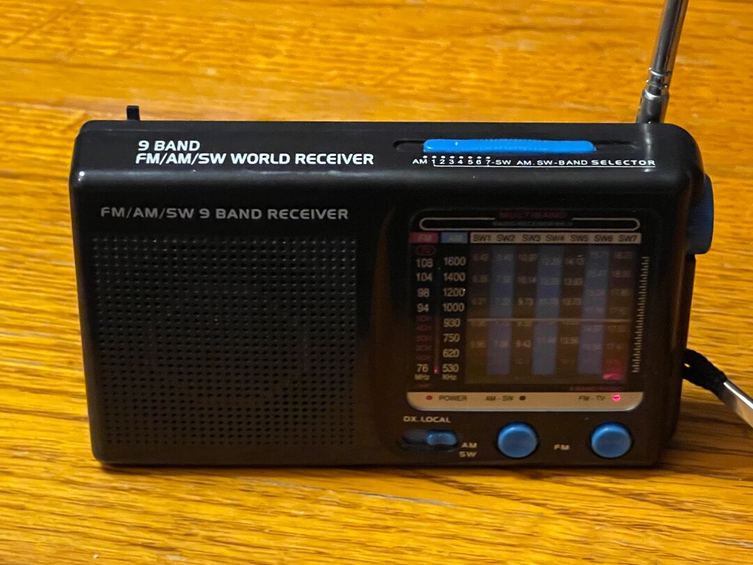 9-band RADIO W/ TV 1-5CH , Multi Band Radio Receiver - Etsy
