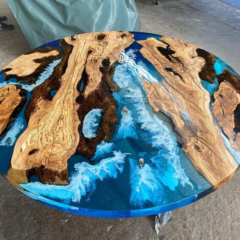 Epoxy Bar Table - Etsy