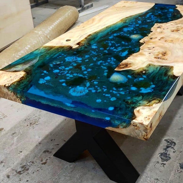 Resin Ocean Table - Etsy