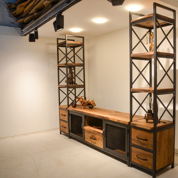 Metal Tv Stand - Etsy