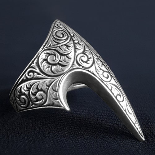 Men Thumb Ring Silver Archer Ring - Etsy