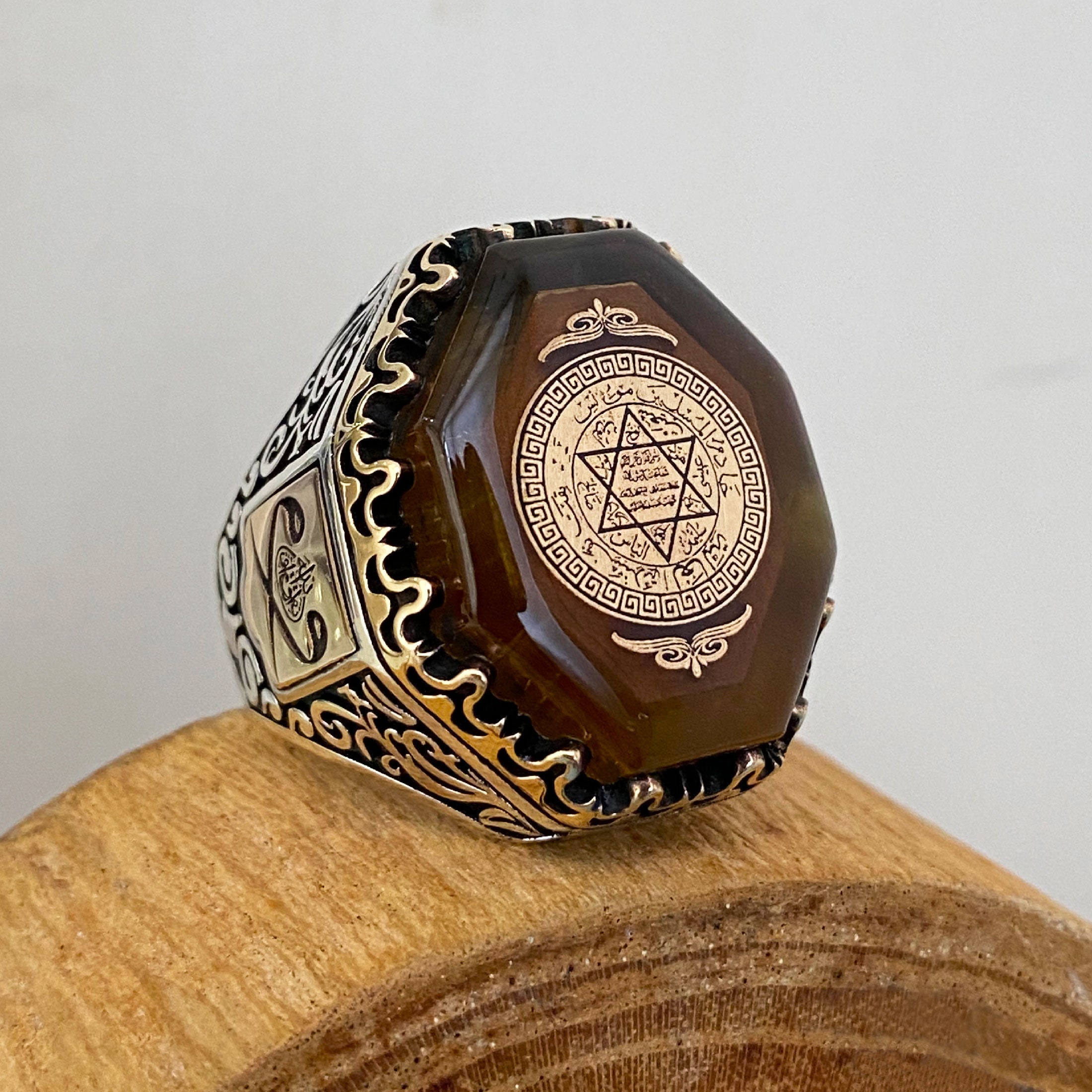 König Salomo Ring 925 Silber Sterling Silber Erzengel | Etsy