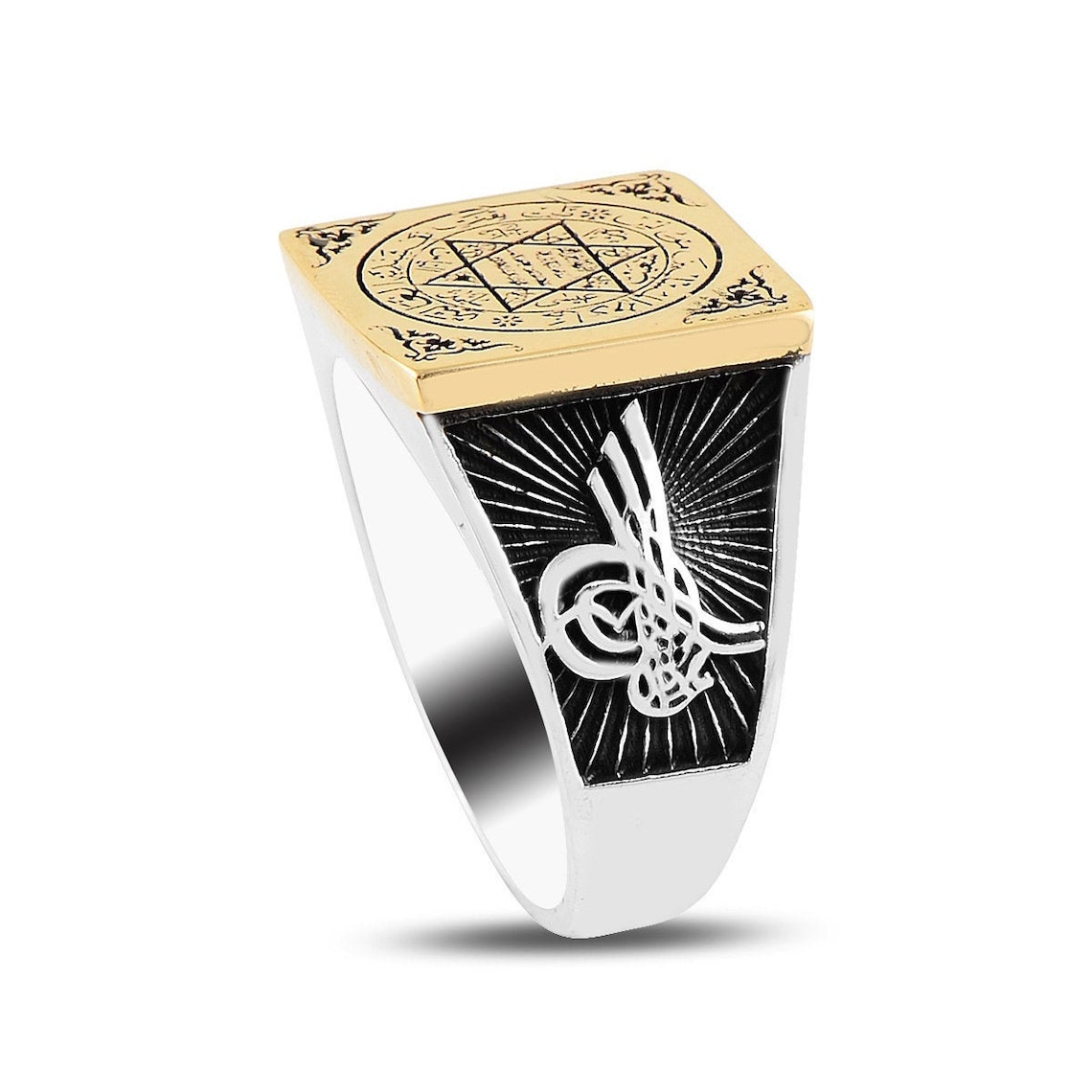 Solomon Siegel Ring König Salomon Silber Ring Kabbalah Ring | Etsy