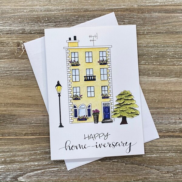 One Year House Anniversary Card - Etsy