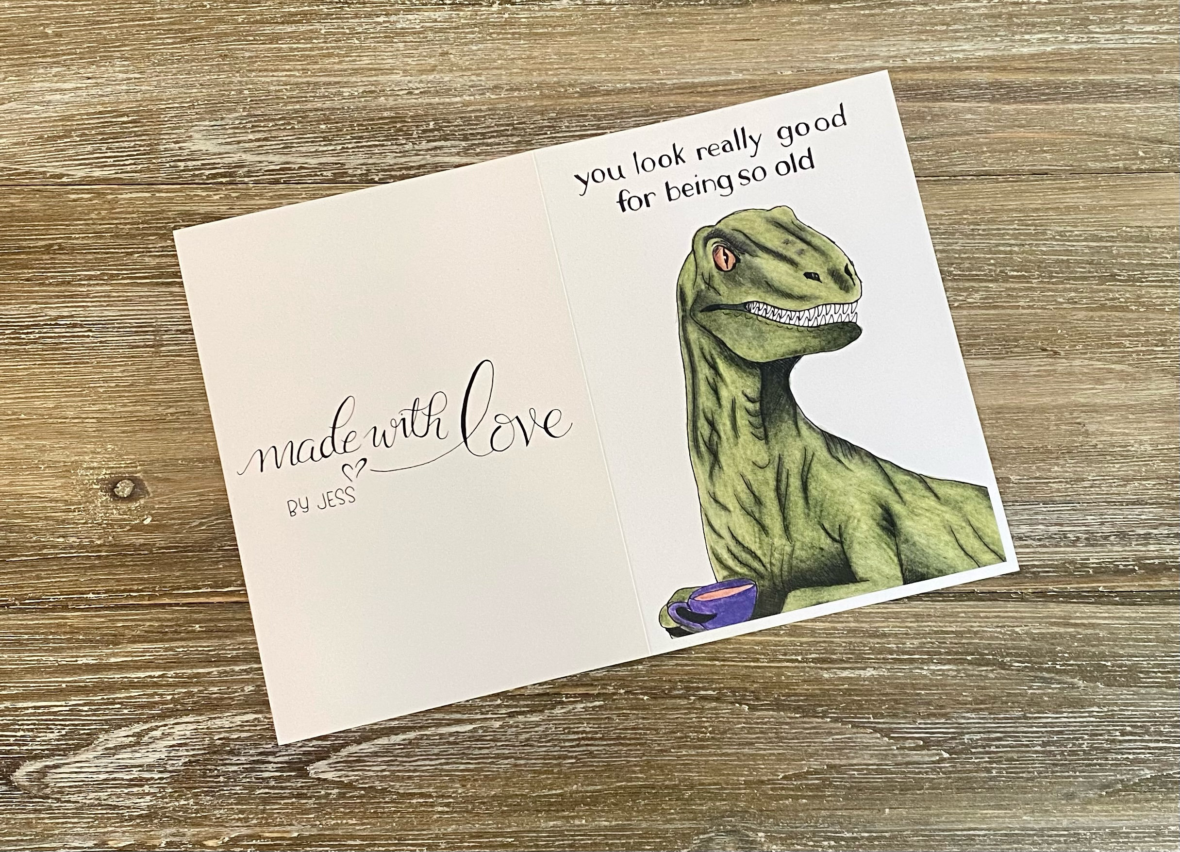 You Look Really Good for Being so Old Birthday Card With - Etsy
