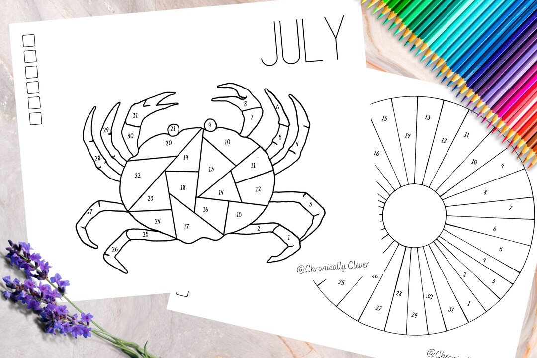 July Symptom Tracker Mood Tracker Chronic Pain Tracker Monthly Tracker ...